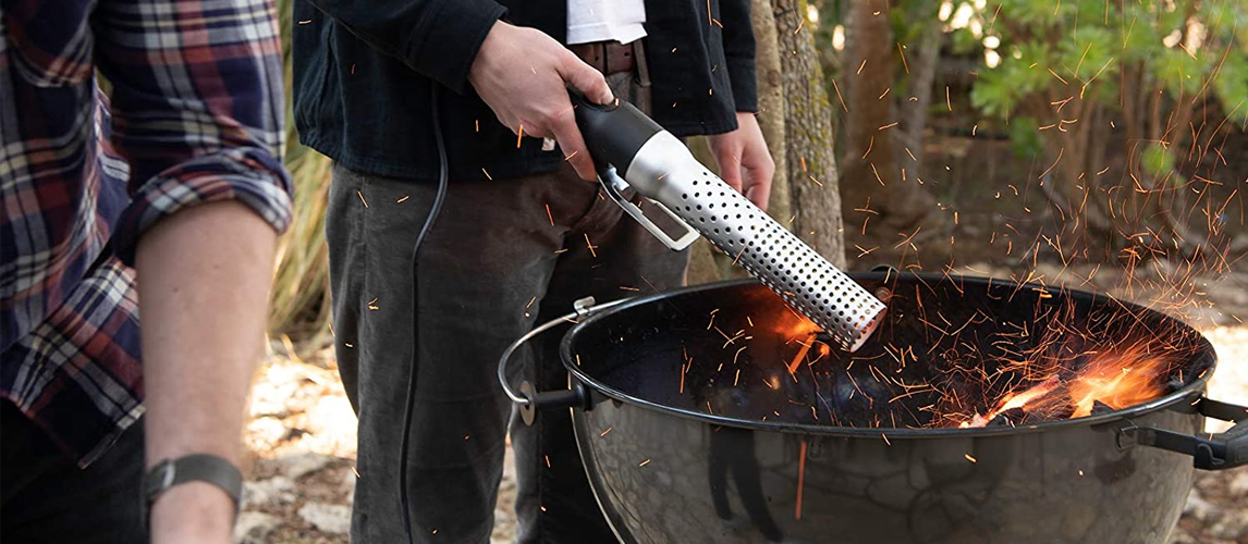 In-Hand Firebrand: Looftlighter Charcoal Fire Starter - GearHungry