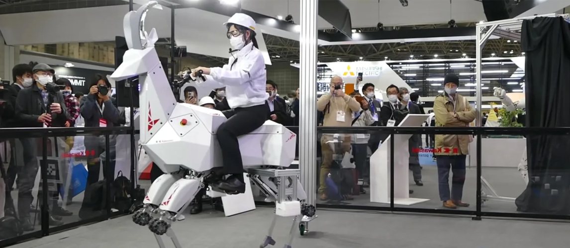 Kawasaki’s Robotic Goat Weirds Everyone Out: Giddy Up! - GearHungry